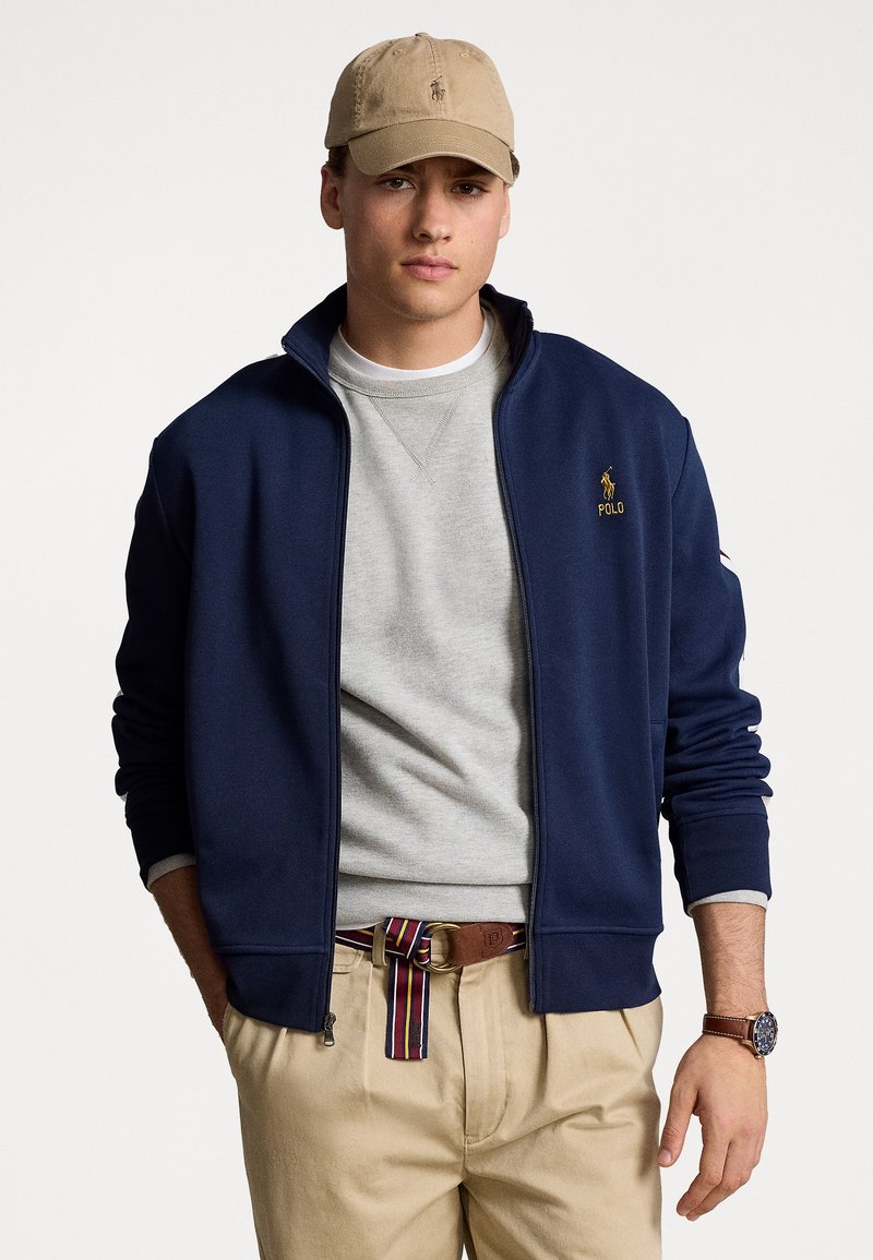 Polo Ralph Lauren DOUBLE KNIT TRACK JACKET - Zip-up sweatshirt - cruise ...