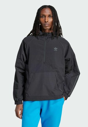 Quiksilver CLASSIK HOOD - - Light jacket - black - Zalando.co.uk