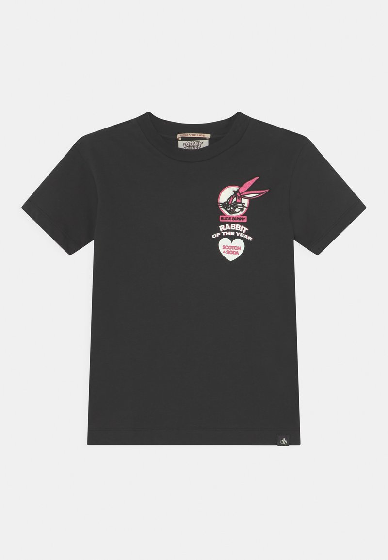 Scotch And Soda Bugs Bunny Skate Fit Artwork T Shirt Print Nightdunkelblau Zalandoat