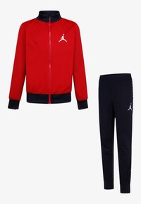 Jordan AIR UNISEX - Tracksuit - black/red/black - Zalando.ie
