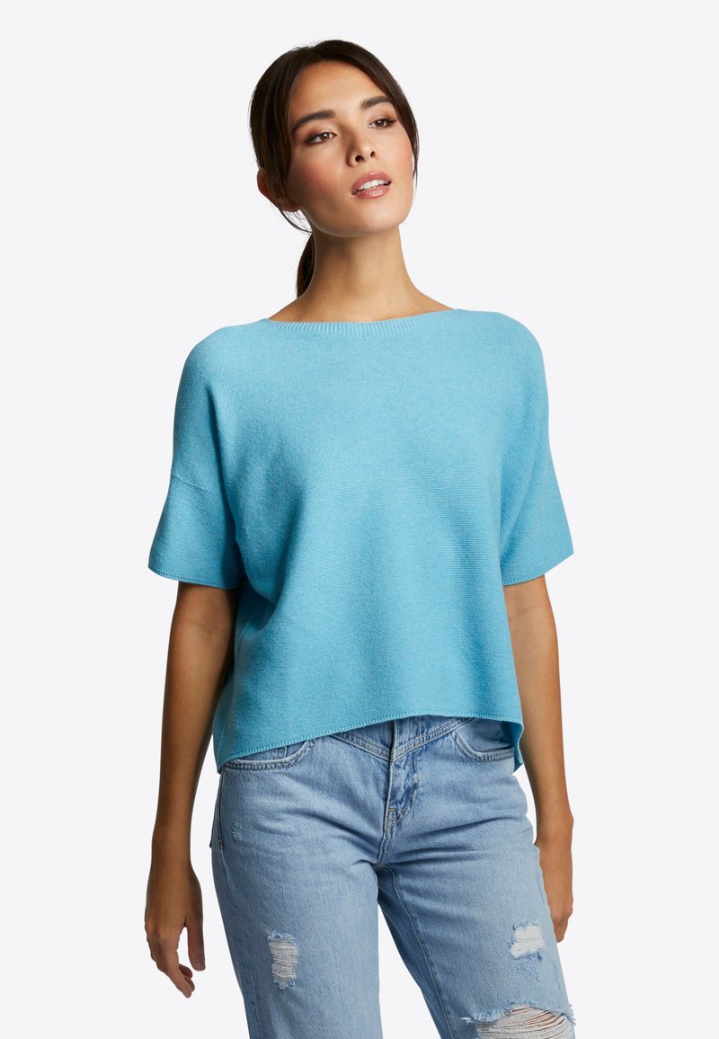 Rich & Royal MIT RUNDHALS - Camiseta básica - river blue/azul - Zalando.es