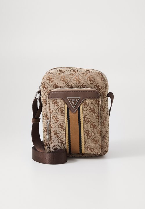 Guess MITO BILLFOLD WITH COIN - Lompakko - beige/brown/beige - Zalando.fi