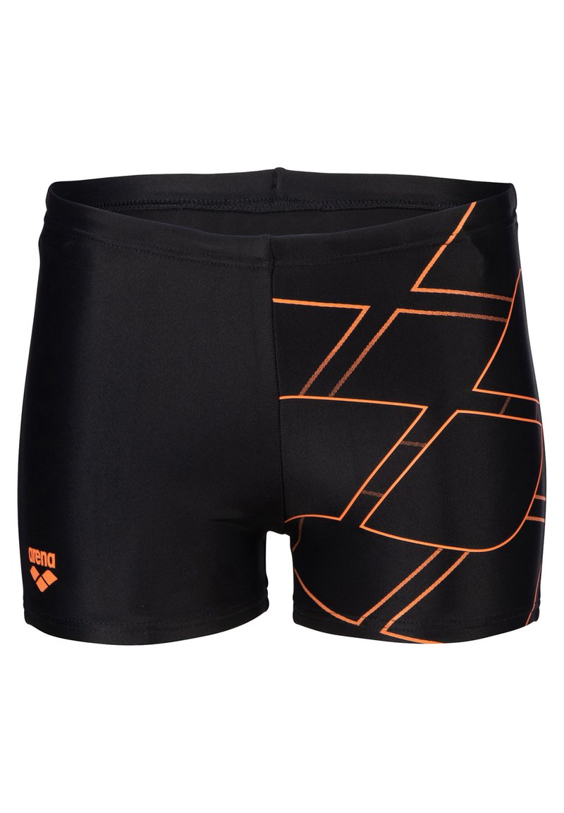 Arena FEEL MARK - Swimming trunks - black nespola/mottled black ...
