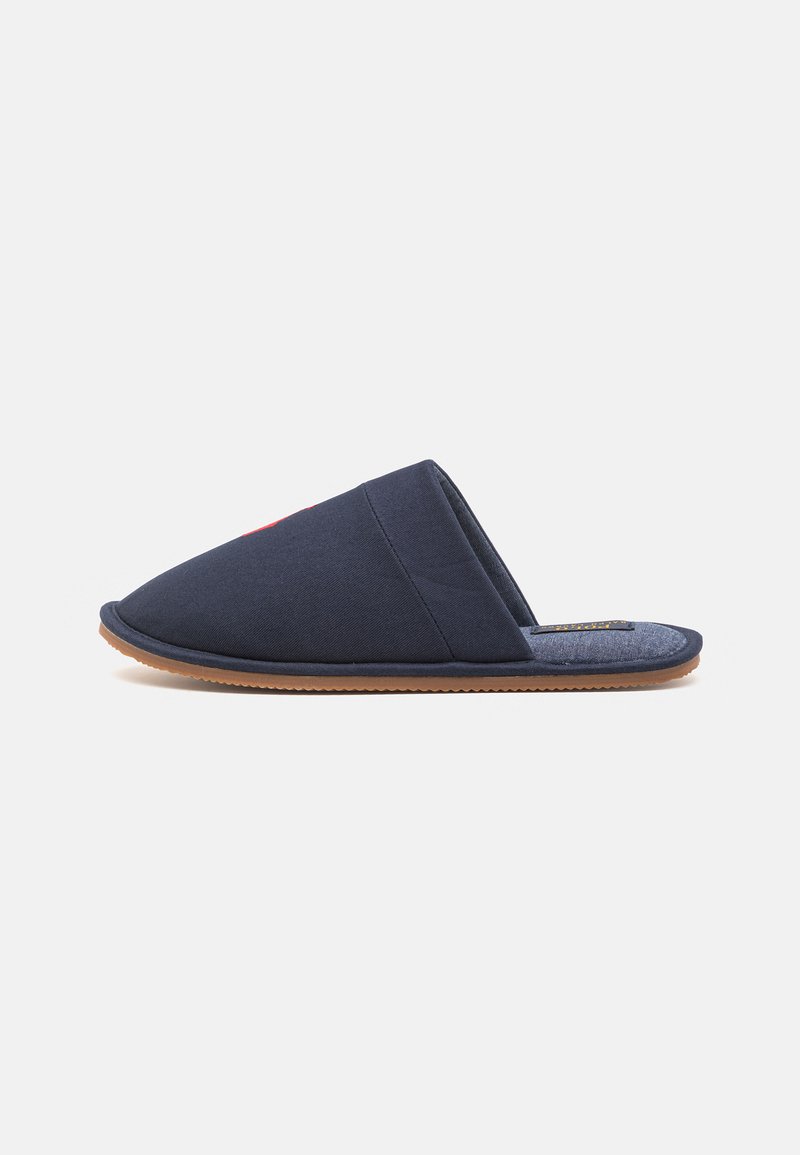 Polo Ralph Lauren KLARENCE CASUAL SHOE - Slippers - navy/dark blue ...