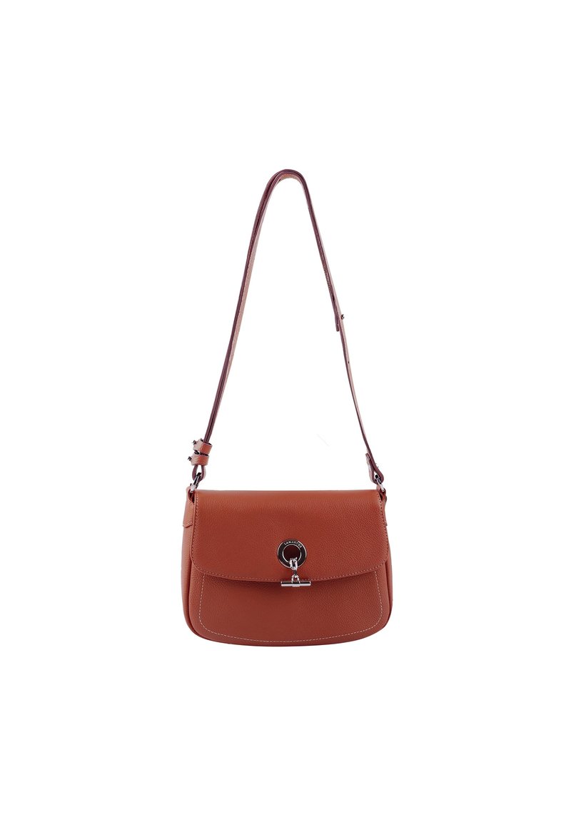 Lamarthe PARIS - Sac à main - rouge rouille/rouge foncé - ZALANDO.FR