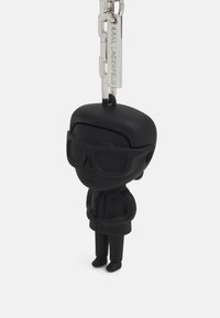 KARL LAGERFELD IKONIK KARL KEYCHAIN - Keyring - black - Zalando.ie