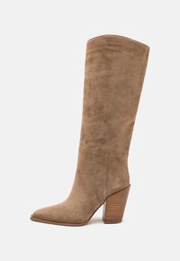 Steve Madden BRONTY - Højhælede støvler - taupe/due - Zalando.dk