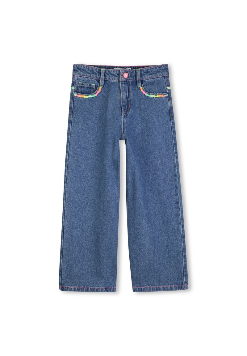 Billieblush Straight leg jeans - double stone+brossage/dark-blue denim ...