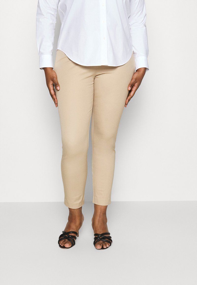 Lauren Ralph Lauren Woman KESLINA SKINNY PANT - Trousers - birch tan ...