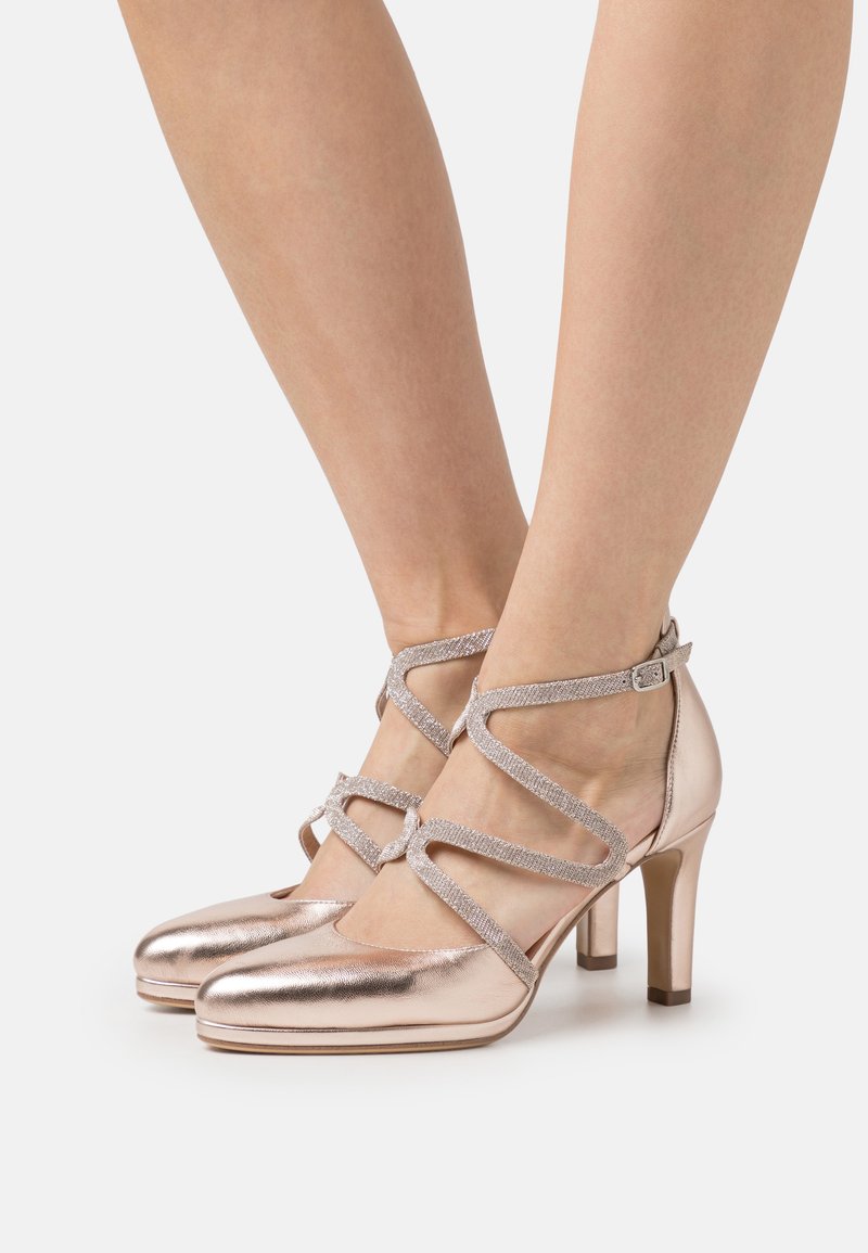 Tamaris Pumps - rose metallic/roségoldfarben - Zalando.de