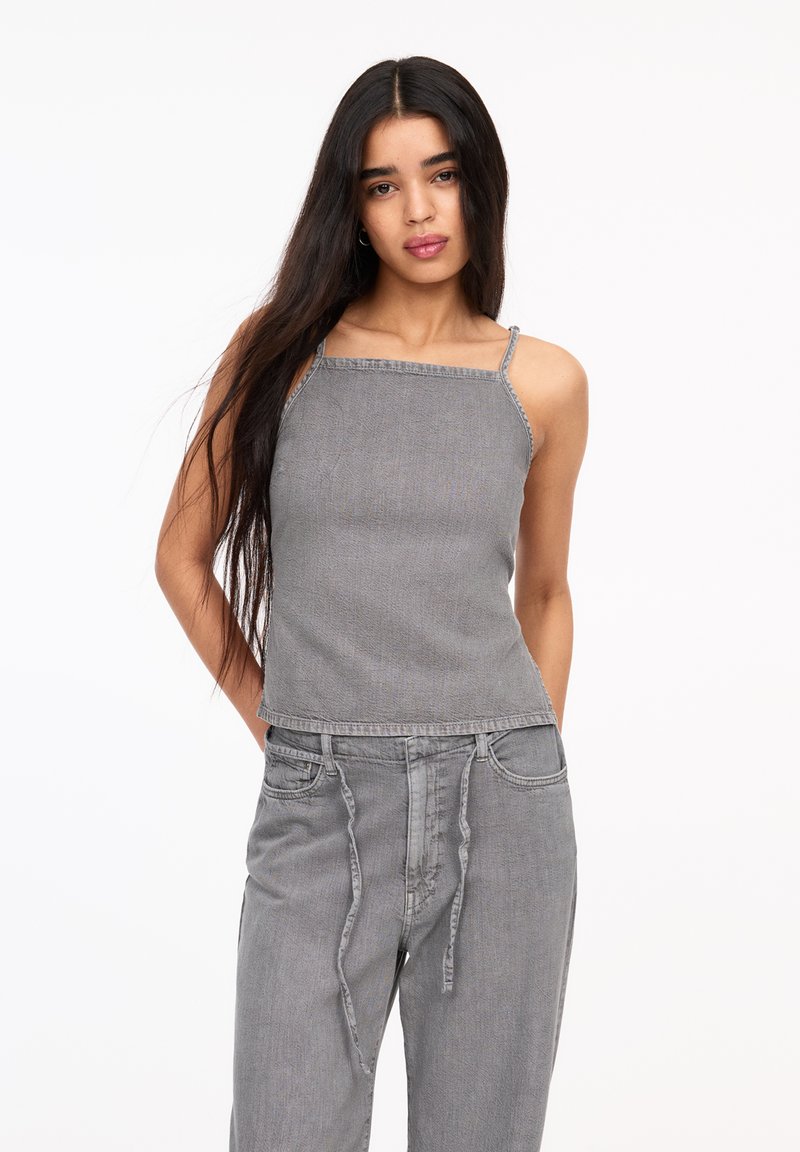 PULL&BEAR Débardeur - stone - ZALANDO.FR