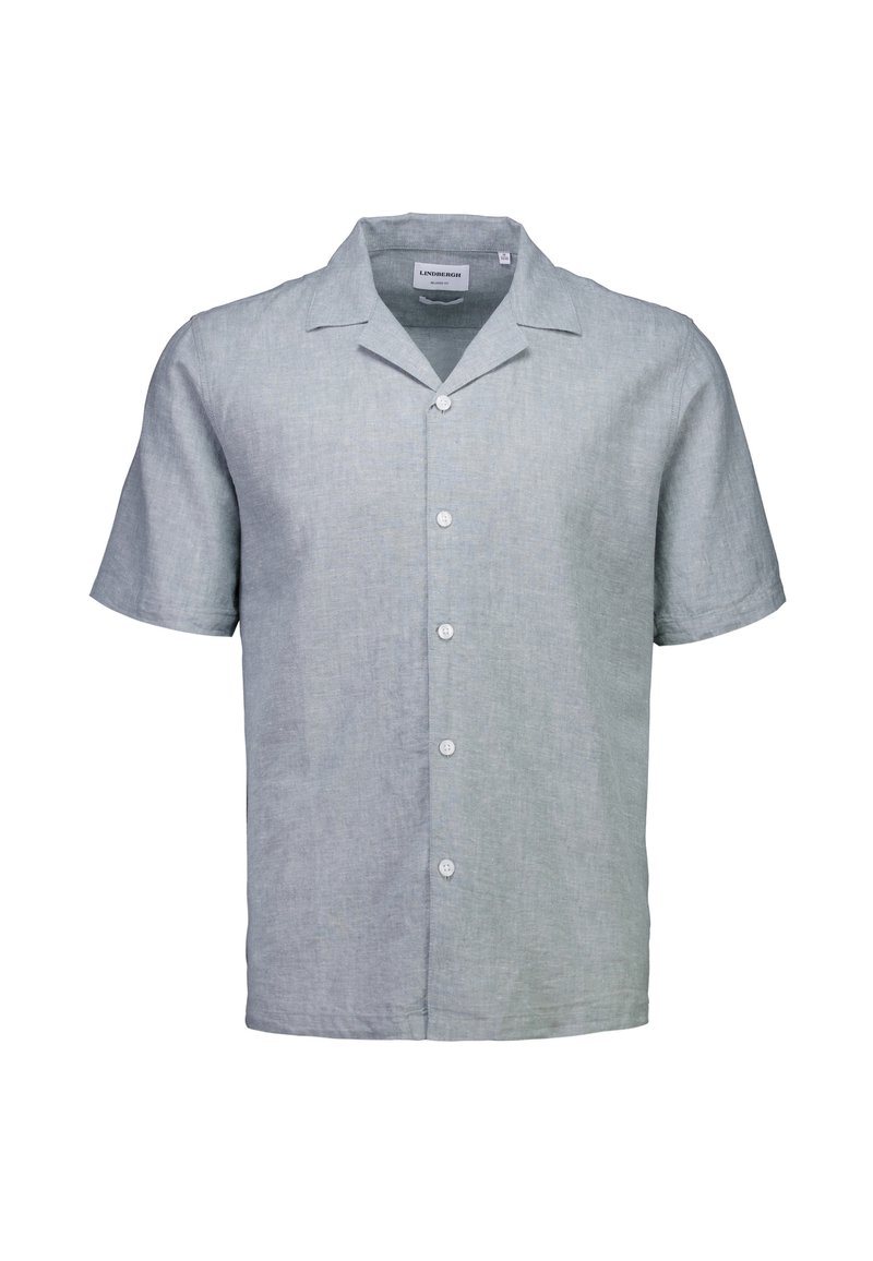 Lindbergh RESORT S/S - Shirt - faded aqua/light blue - Zalando