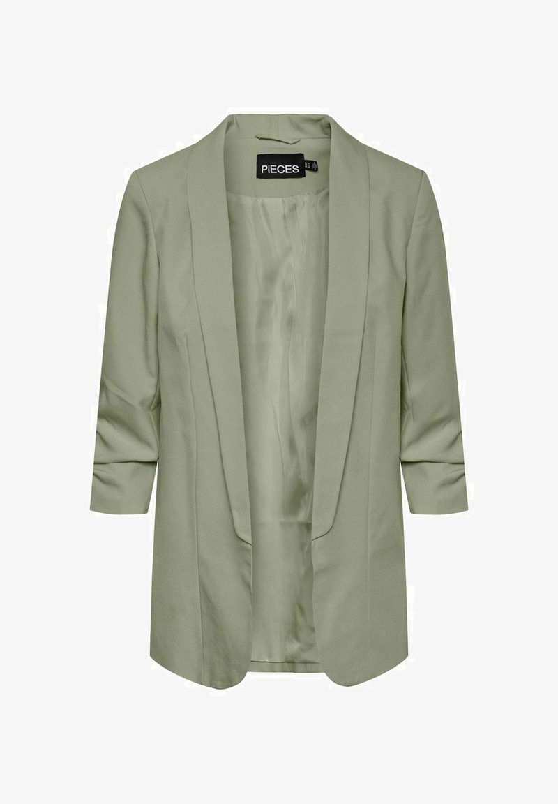 Pieces Pcbosella 3 4 Blazer Tea Hellgrün Zalando De