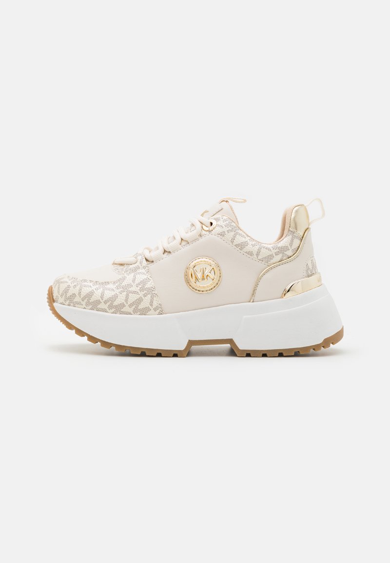 Michael Kors Kids COSMO LOGO UNISEX - Sneakers basse - vanilla/pale ...
