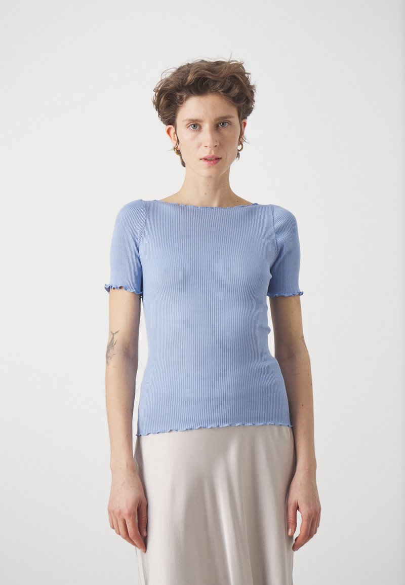Rosemunde BOAT NECK - T-shirt basic - blue heaven/blauw - Zalando.nl