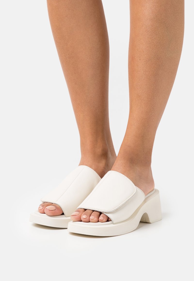 Bronx VITA - Heeled mules - offwhite/off-white - Zalando.ie