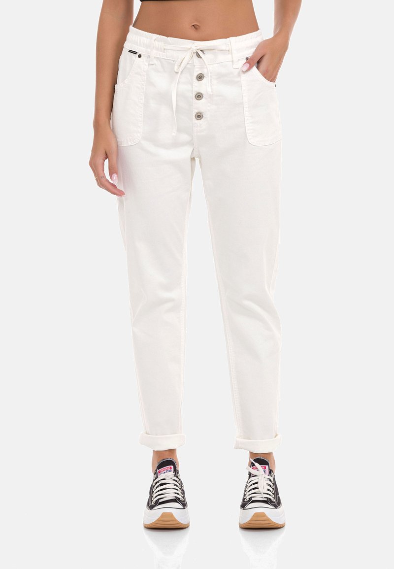 Cipo & Baxx Jean boyfriend - white/blanc - ZALANDO.FR