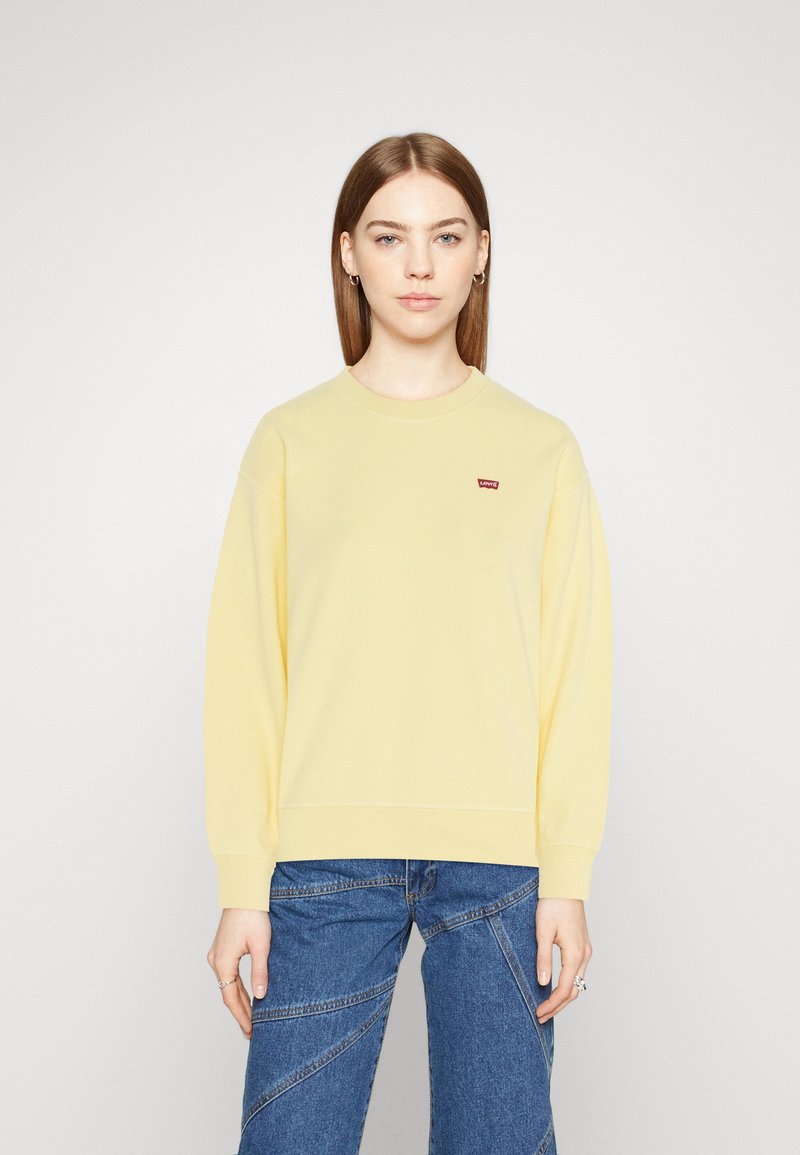 Levi's® STANDARD CREW - Sweatshirt - powdered yellow/yellow - Zalando.co.uk