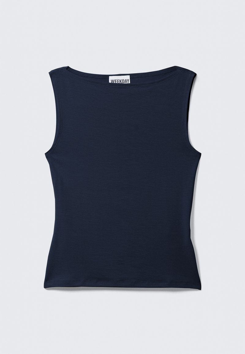 Weekday ANNIE - Topper - dark blue/mørkeblå - Zalando.no