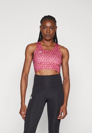 The North Face HAKUUN BRA - Medium support sports bra - solar blue/blue ...