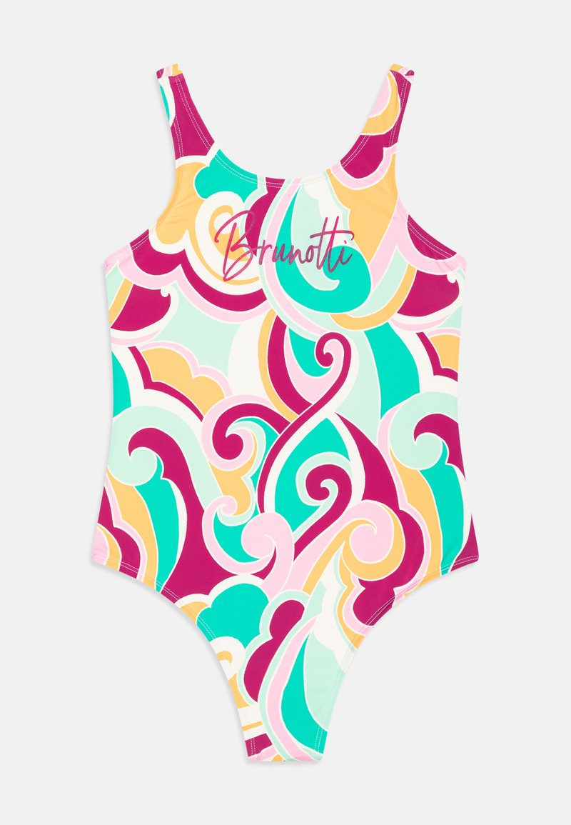 Brunotti SALLY SWIRL GIRLS - Swimsuit - pink - Zalando.ie