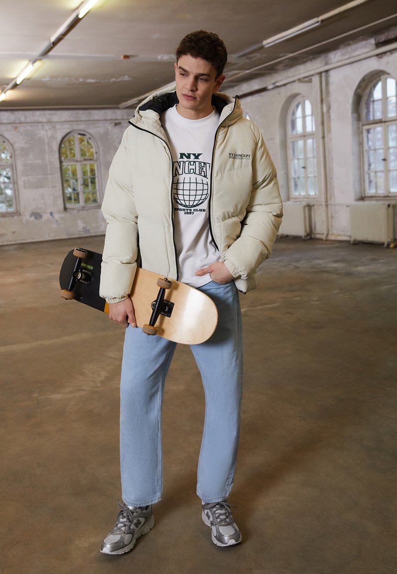 NY CONCEPT STOWE PUFFER JACKET UNISEX - Winter jacket - beige - Zalando ...