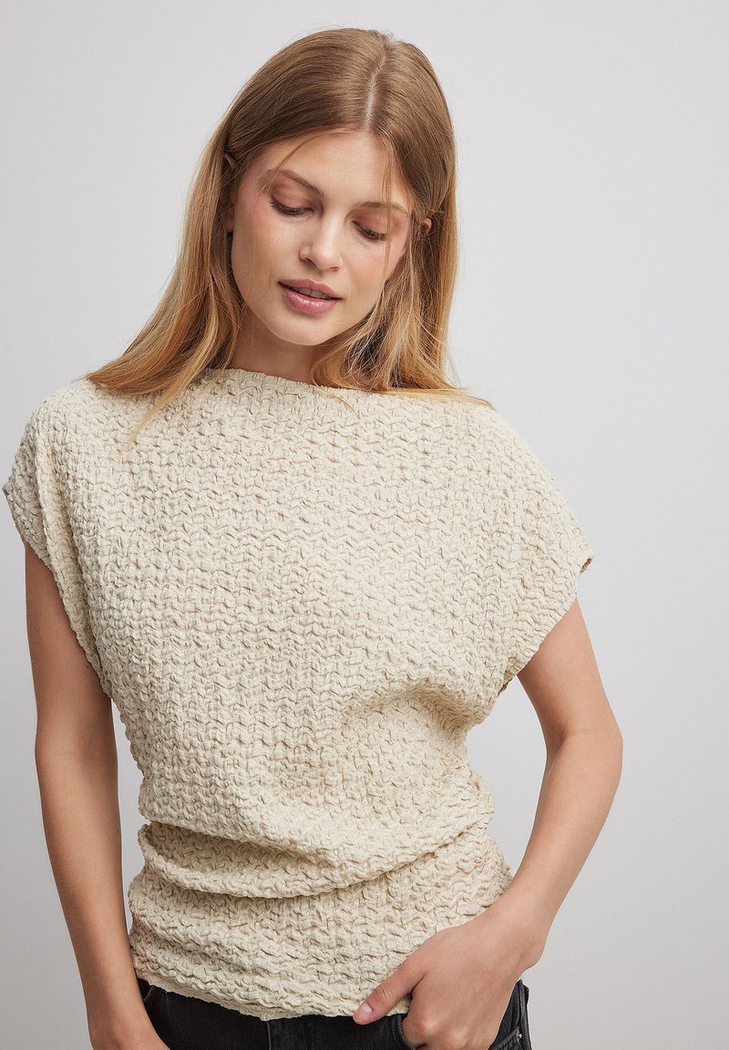NA-KD Bluse - cream/beige - Zalando.de