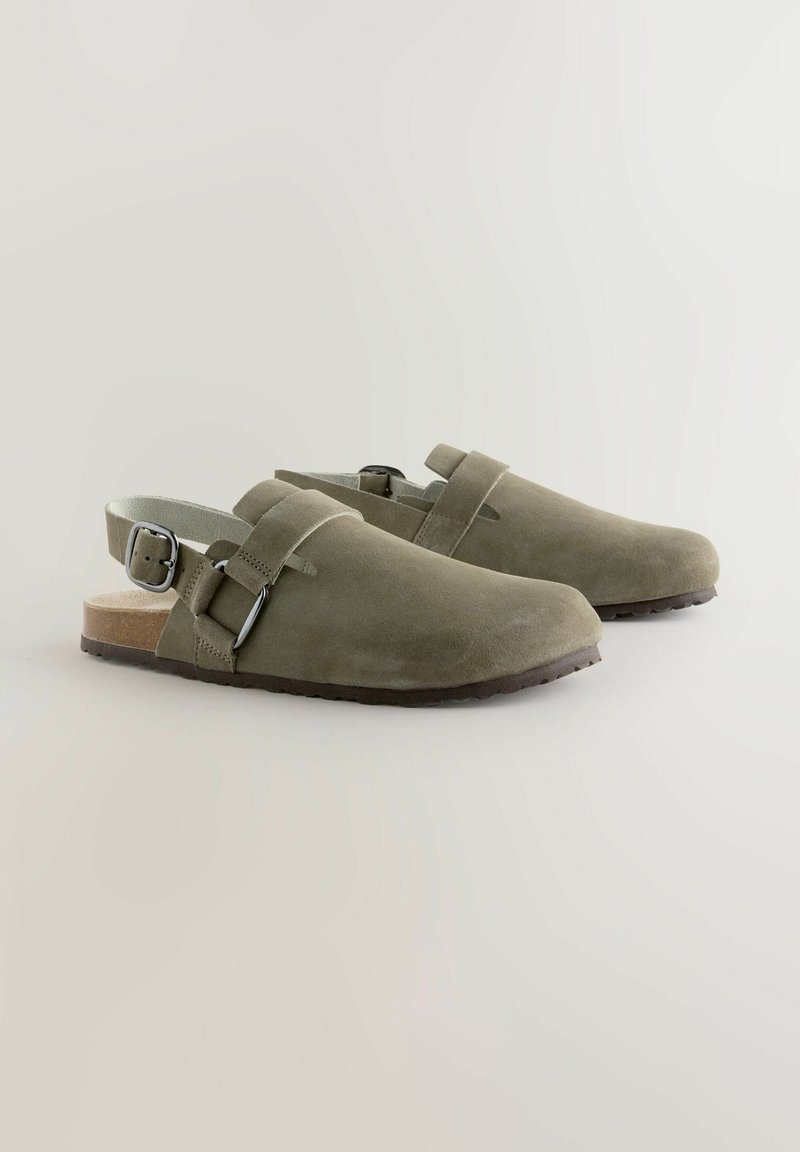 Next Mules - khaki green/green - Zalando
