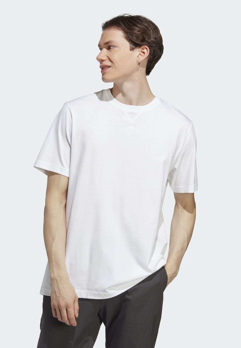 adidas Sportswear ALL SZN - Basic T-shirt - white - Zalando.co.uk