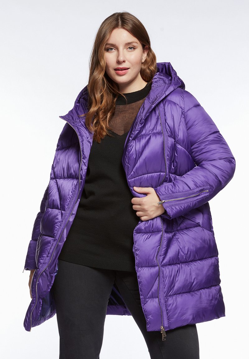 Fiorella Rubino CON CHIUSURA ASIMMETRICA - Winterjas - viola/paars ...