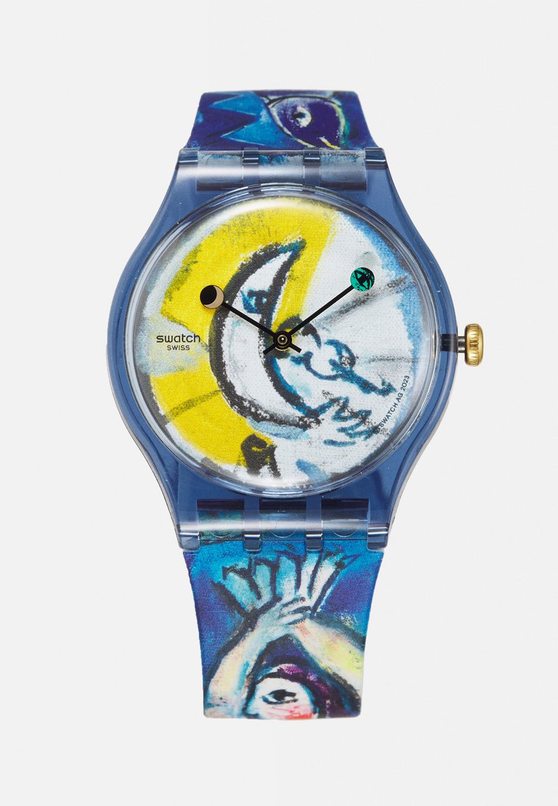Swatch CHAGALLS BLUE CIRCUS CHAGALL ® and MARC CHAGALL® are registered ...