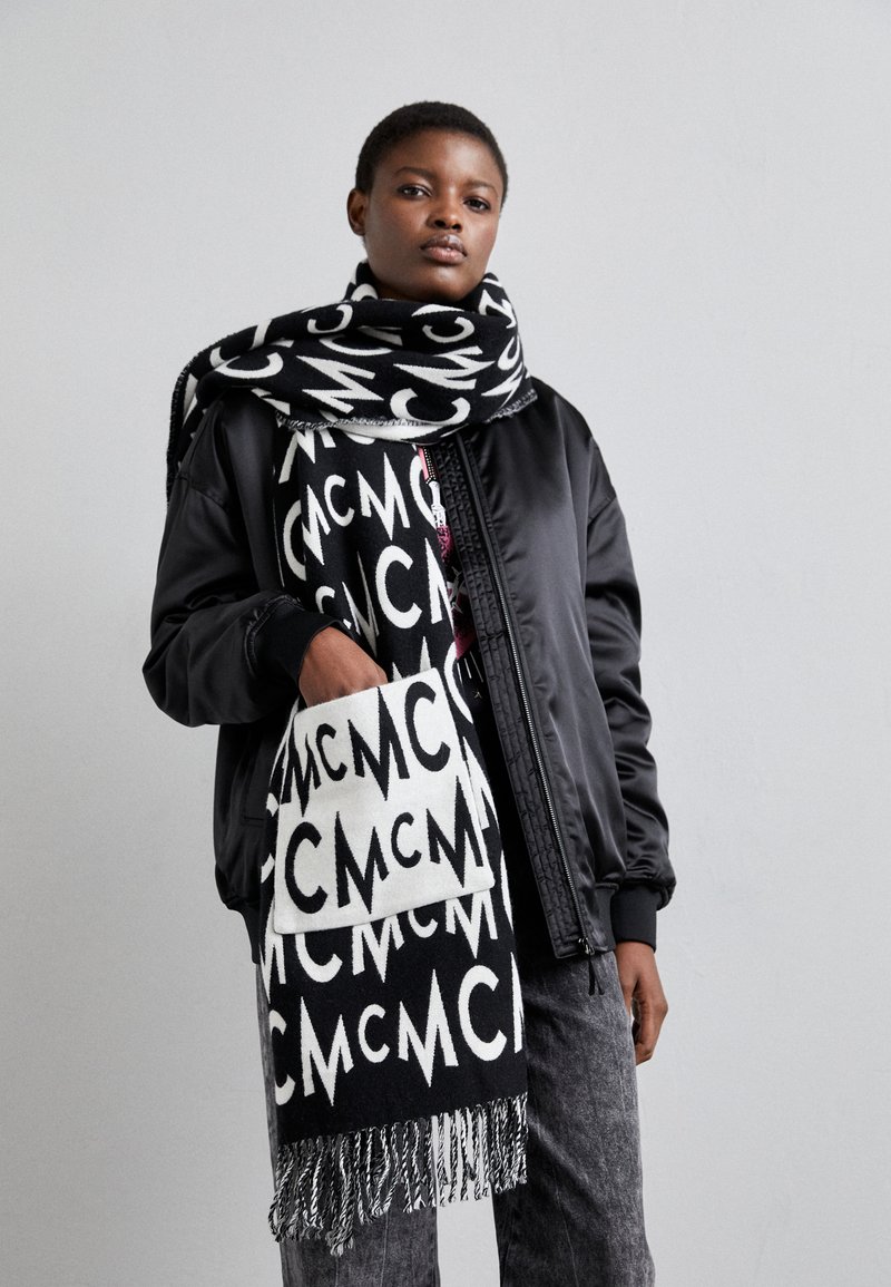 MCM COLLECTION SCARF - Schal - blanc/black/offwhite - Zalando.ch