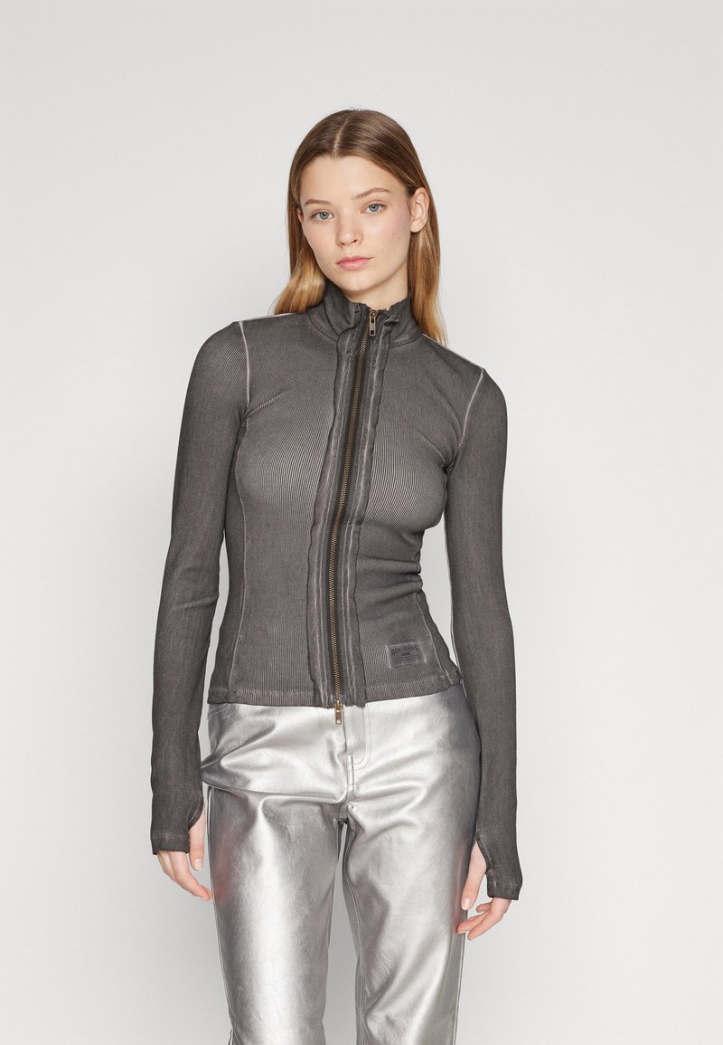 BDG Urban Outfitters ACID FUNNEL ZIP THROUGH - Sweatjacke - grau ...