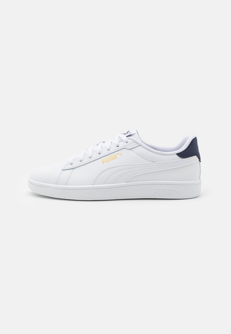 Puma SMASH 3.0 - Sneakers basse - white/navy/gold/bianco - Zalando.it