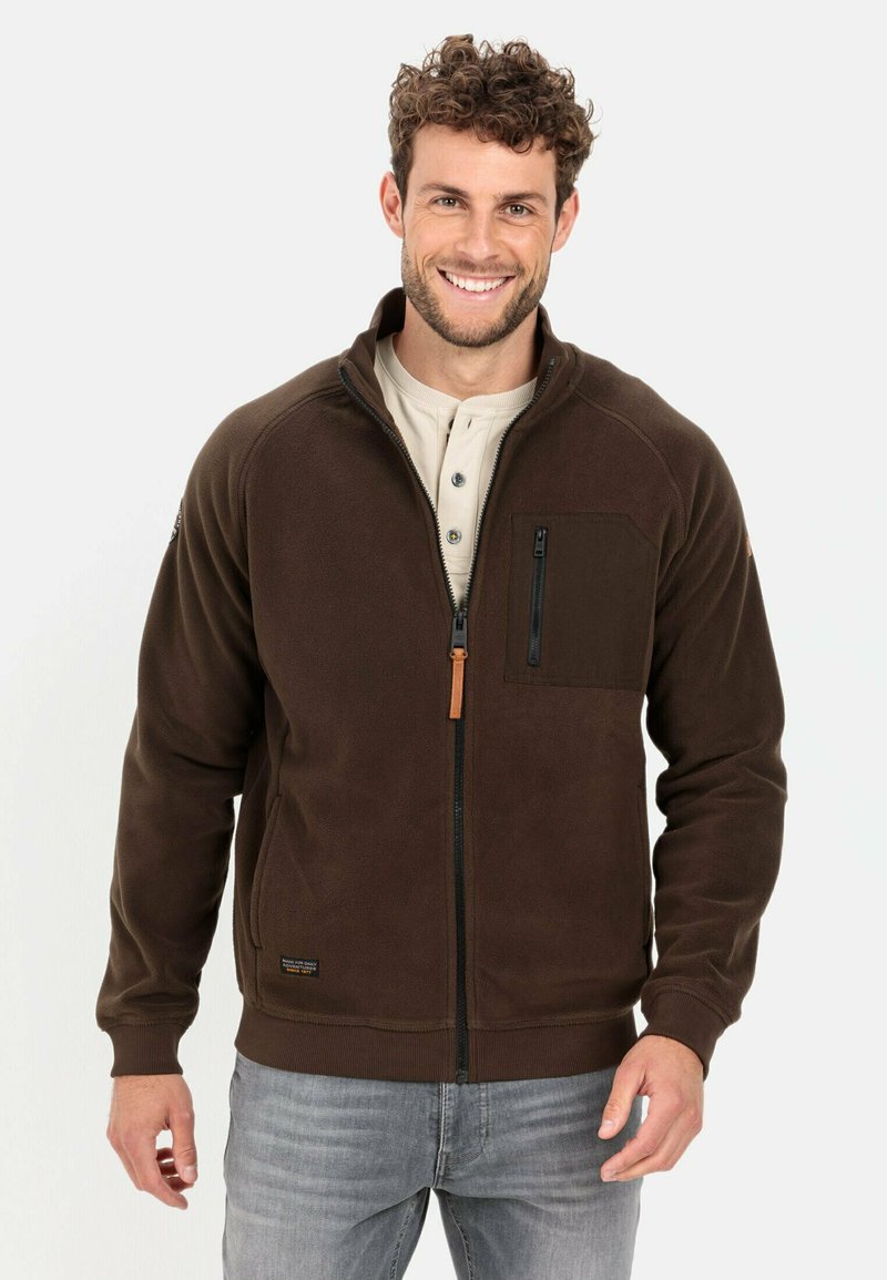 camel active Fleece jacket - dark chocolate/brown - Zalando.de