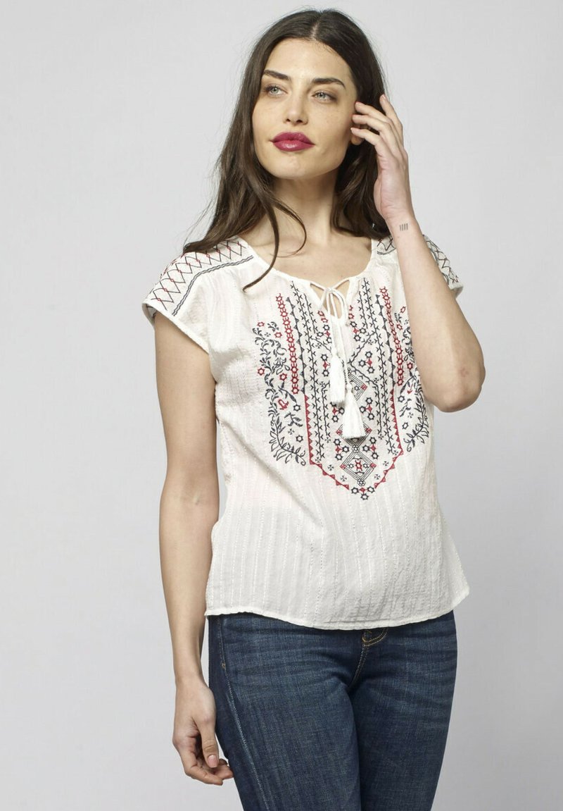 Koroshi Blouse - crudo/beige - Zalando.de