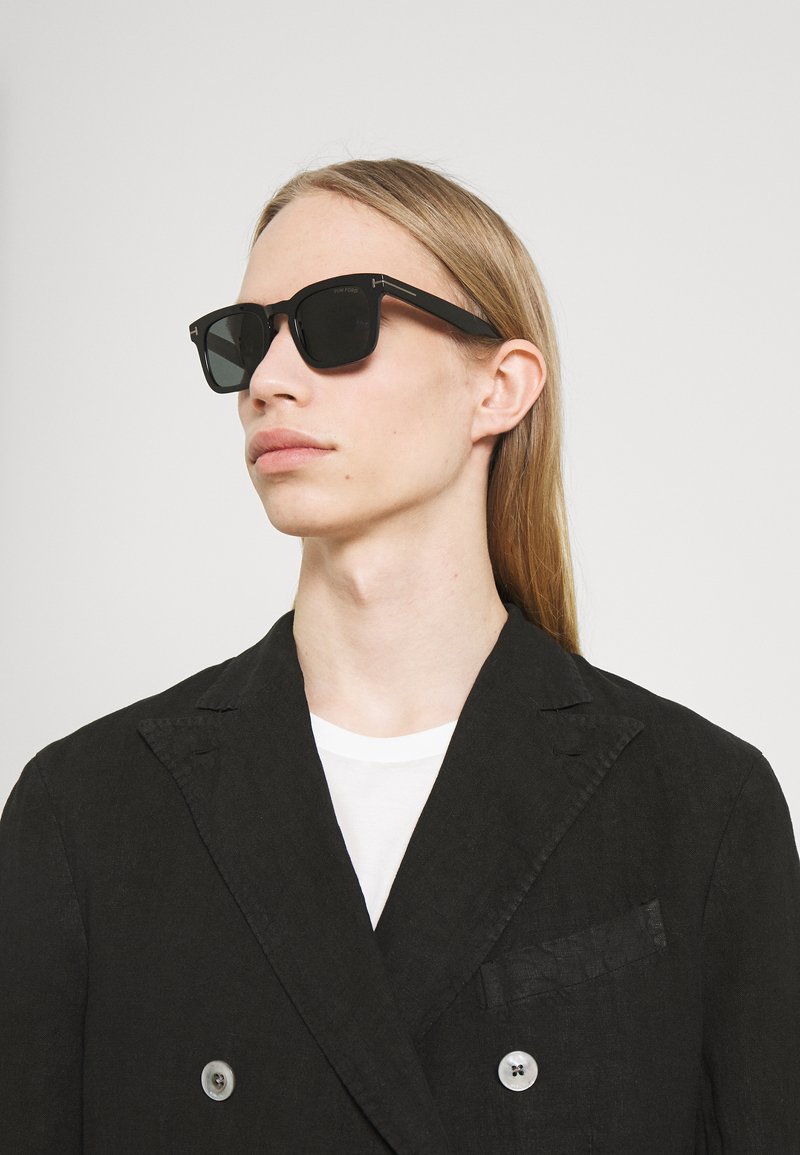 Tom Ford UNISEX - Solbriller - shiny black/brown/svart - Zalando.no