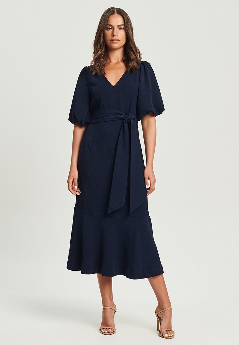TUSSAH GIANNA - Robe de jour - navy blue/bleu marine - ZALANDO.FR