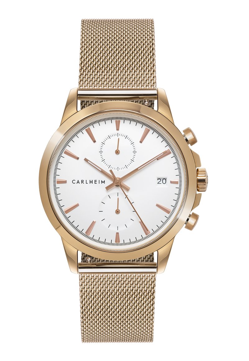 Carlheim Cronógrafo - rose gold-white/dorado rosáceo - Zalando.es