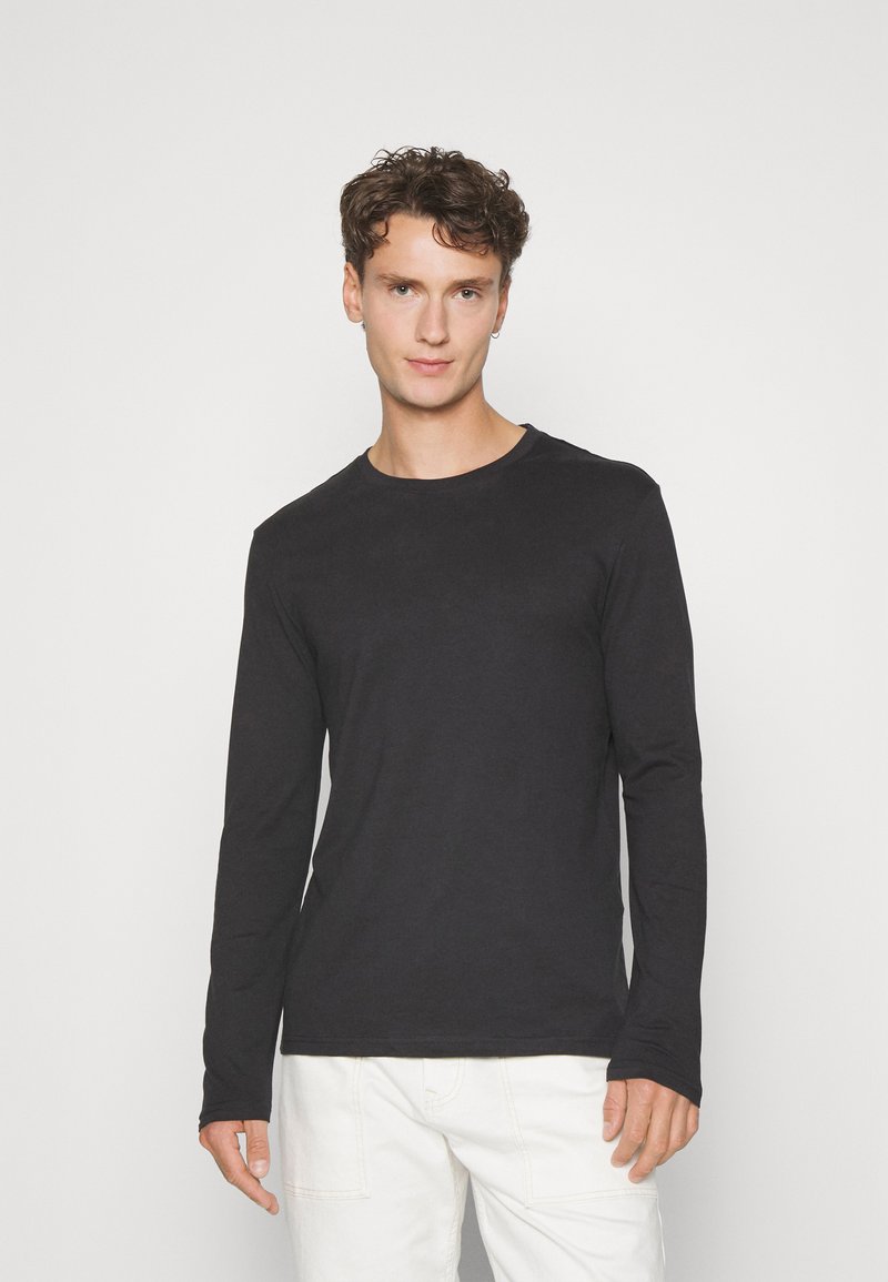 Pier One 5 PACK - Longsleeve - black/zwart - Zalando.be