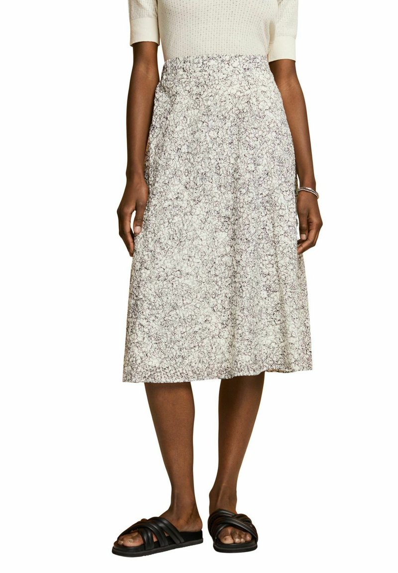 Esprit Collection A-lijn rok - ice/crème - Zalando.nl