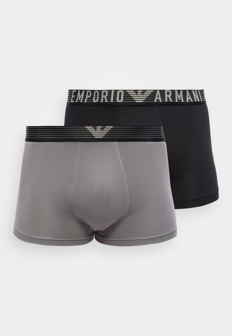 Emporio Armani PARTE BASSA TRUNKS 2 PACK - Boxers - black/grey/noir ...