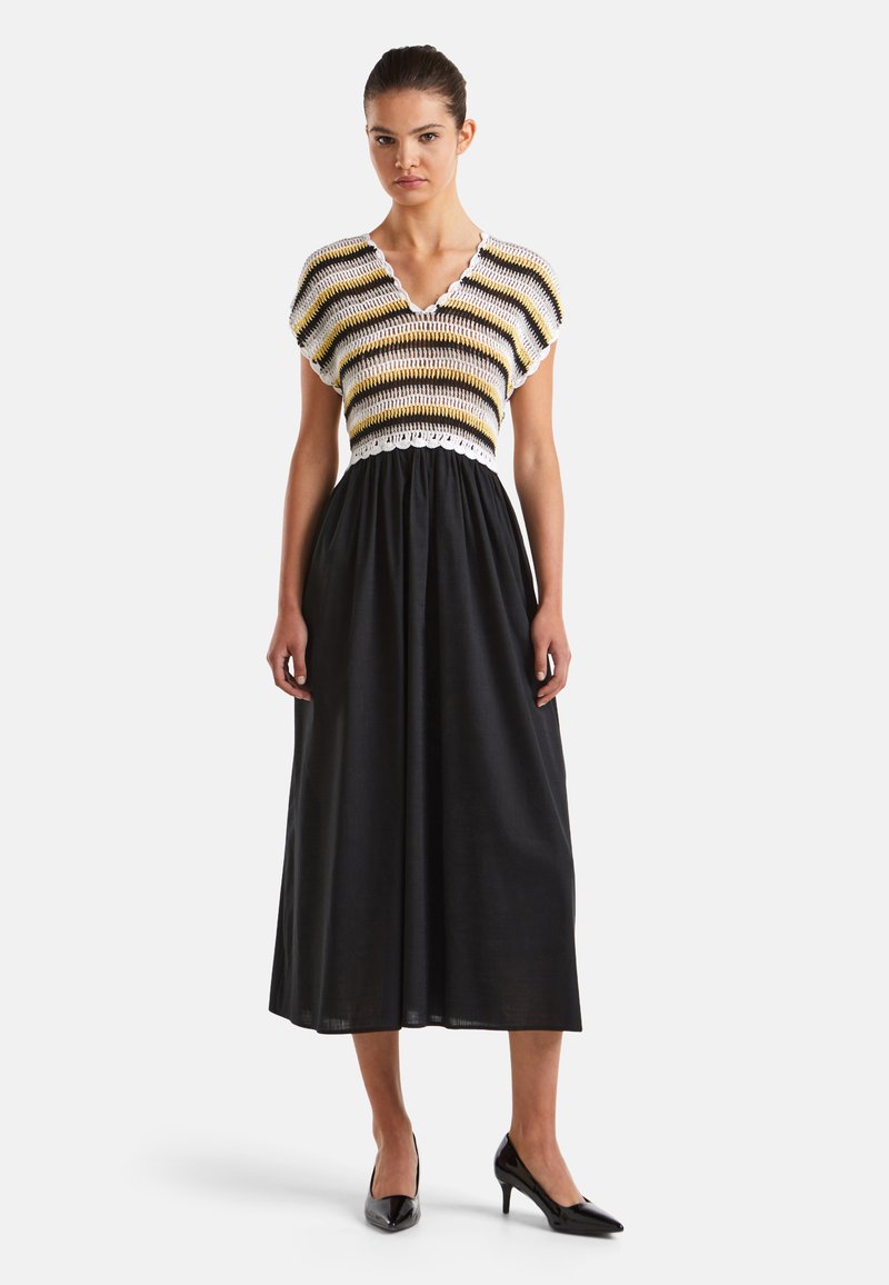 United Colors of Benetton WITH BODICE - Jurk - black/zwart - Zalando.nl