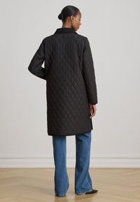 Lauren Ralph Lauren CREST PATCH CORDUROY TRIM QUILTED JACKET ...