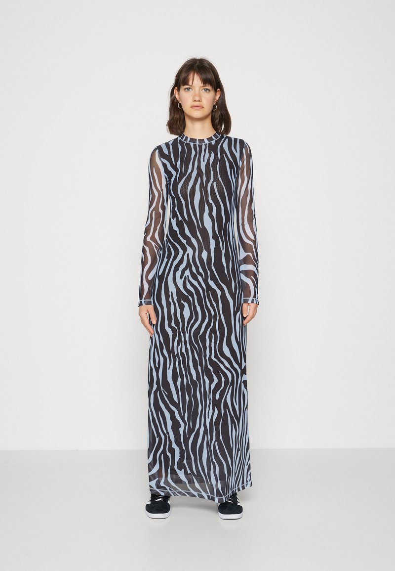Tommy Jeans ZEBRA DRESS - Maxi dress - light blue - Zalando.de