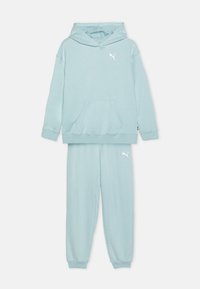 Puma LOUNGEWEAR SUIT UNISEX - Tracksuit - turquoise surf/turquoise ...