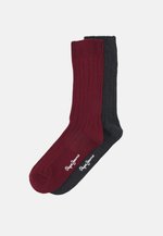 Pepe Jeans CHUNKY 2 PACK - Calcetines - bordeaux/burdeos - Zalando.es