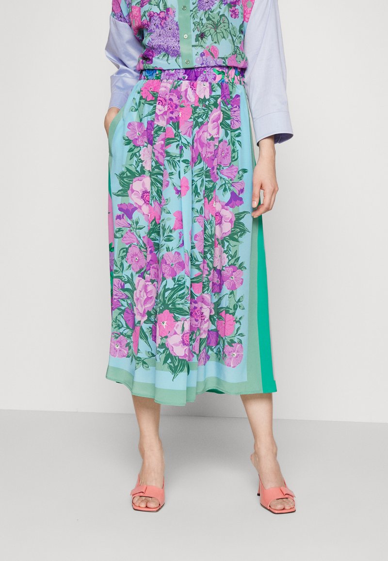 WEEKEND MaxMara SIMONE - Pleated skirt - verde/green - Zalando.co.uk