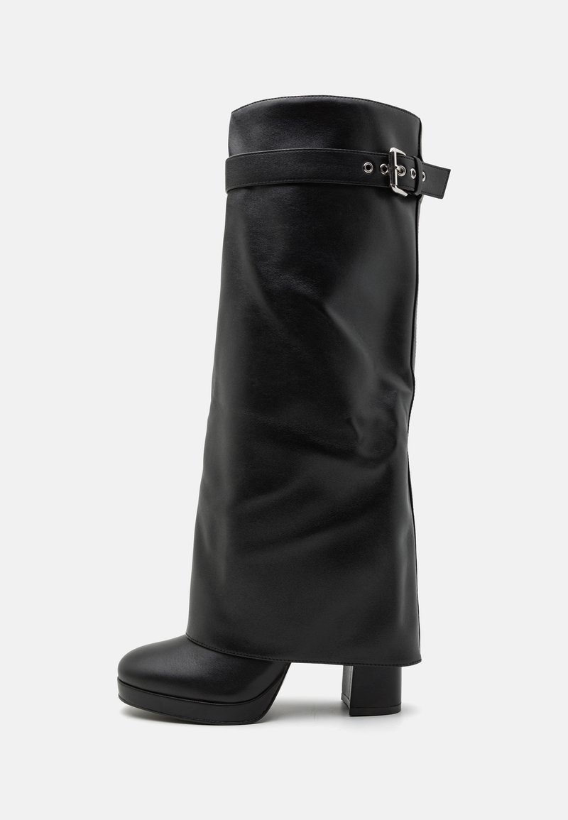 Steve Madden MELLA - Kozaki na obcasie/czarny - Zalando.pl