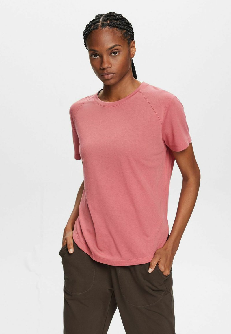 Esprit Sports RECYCELT ACTIVE - T-Shirt basic - blush/rosa meliert - Zalando.ch